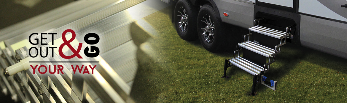 Torklift Central | RV Steps | Camper Steps | GlowStep Revolution Step ...