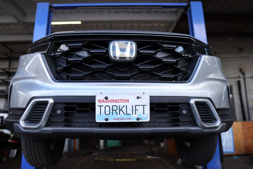 Torklift Central | The Law – Honda CR-V Sport Touring front license ...