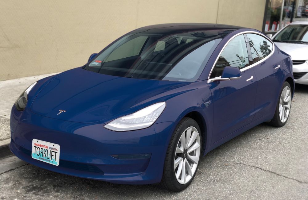 Torklift Central | 2017-2020 Tesla Model 3 Law License Plate Bracket