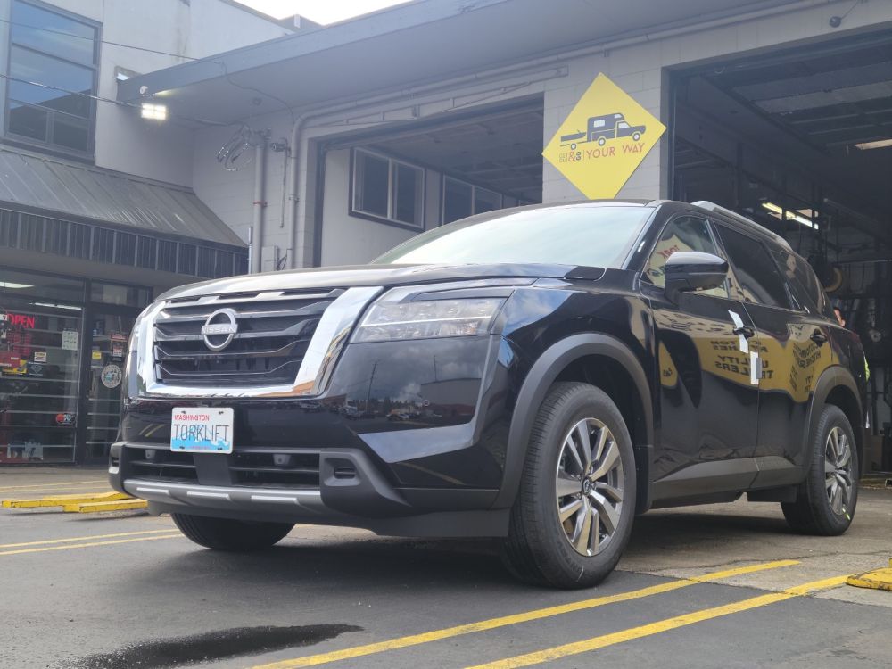 Torklift Central | The Law – Nissan Pathfinder front license plate bracket