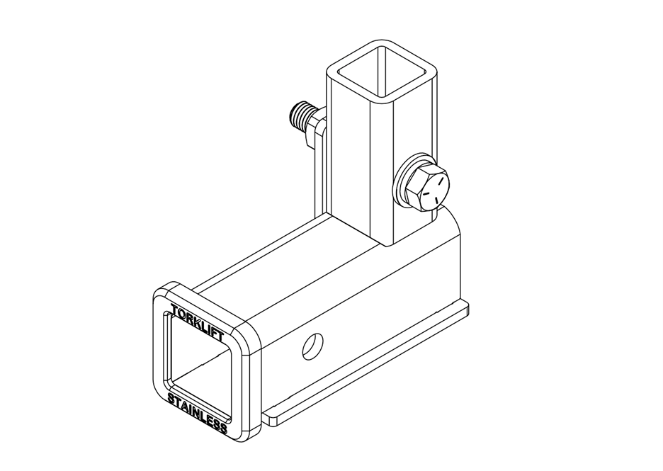 Torklift Central | Stealth EcoHitch® 2-Inch Receiver Adapter ...